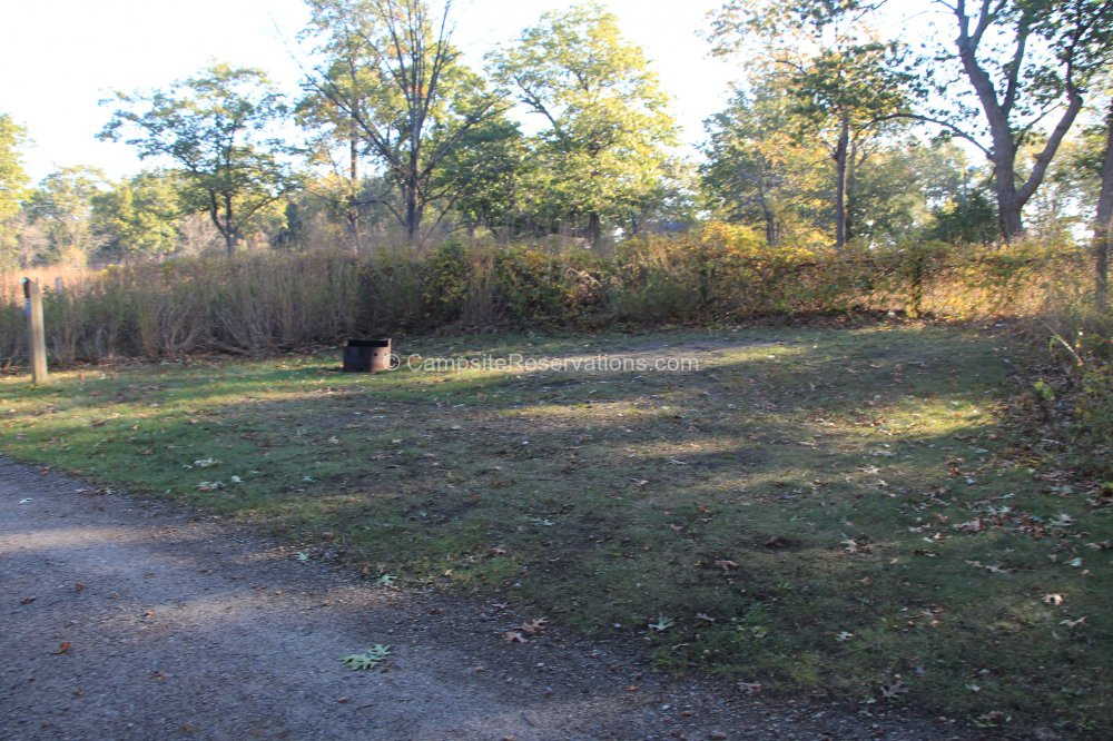 Photo of Campsite 300 in South Campground at Rondeau Provincial Park ...
