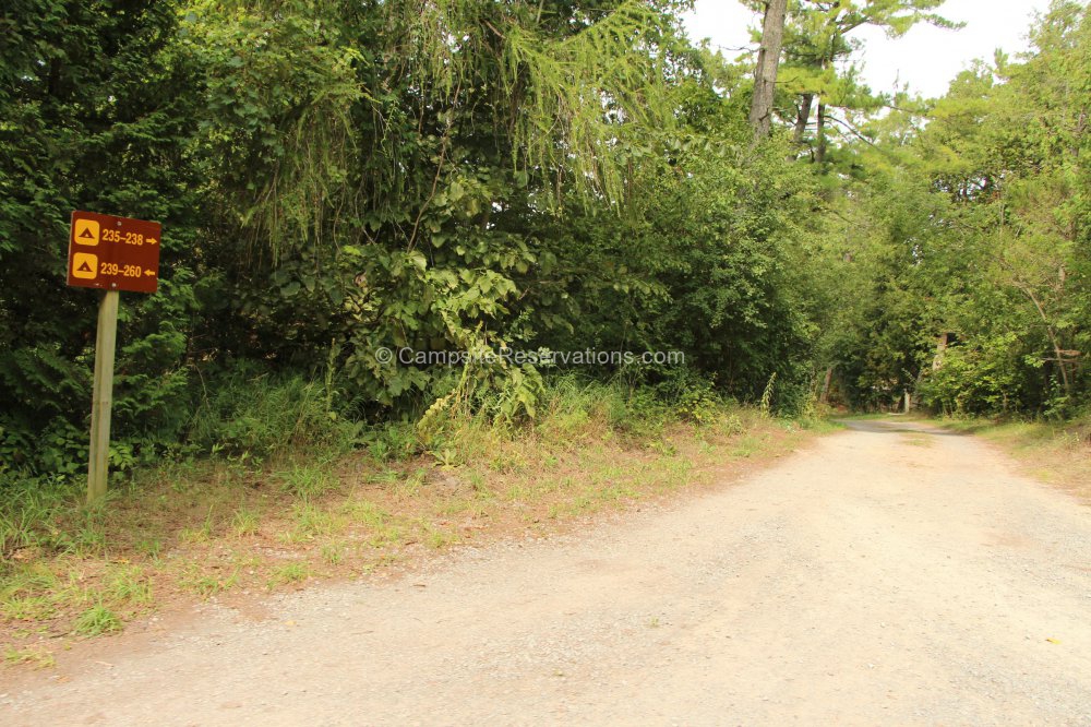 Outlet River Campground - B Loop at Sandbanks Provincial Park, Ontario ...