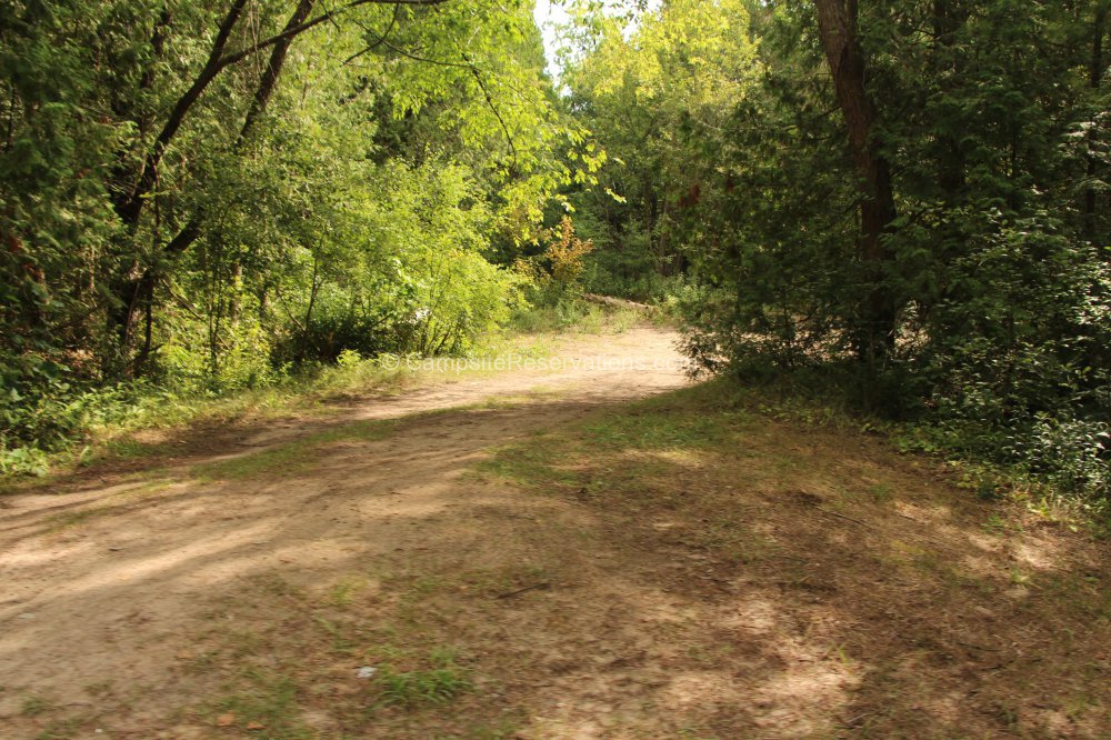 Campsite 129 in Outlet River Campground - A Loop at Sandbanks ...