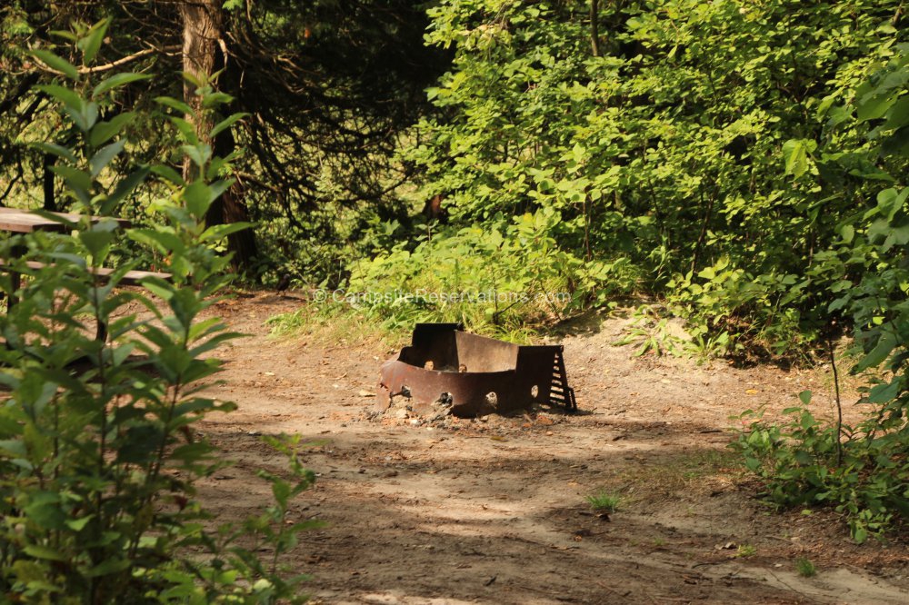 Campsite 224 in Outlet River Campground - B Loop at Sandbanks ...