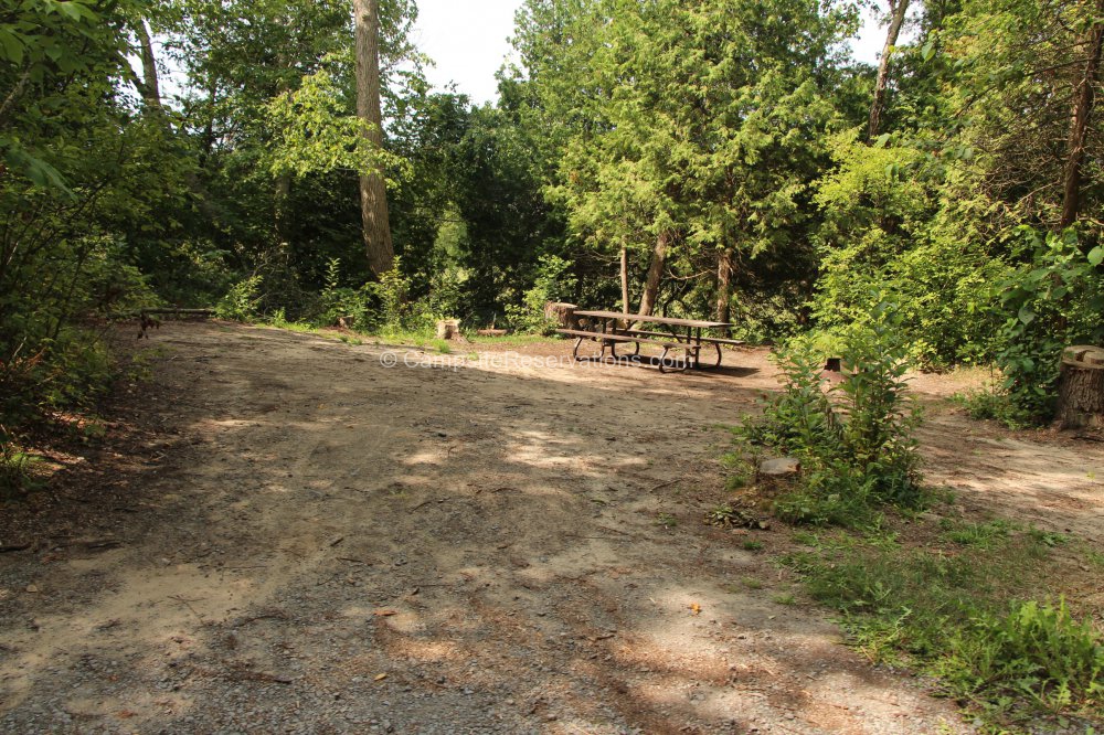 Campsite 224 in Outlet River Campground - B Loop at Sandbanks ...