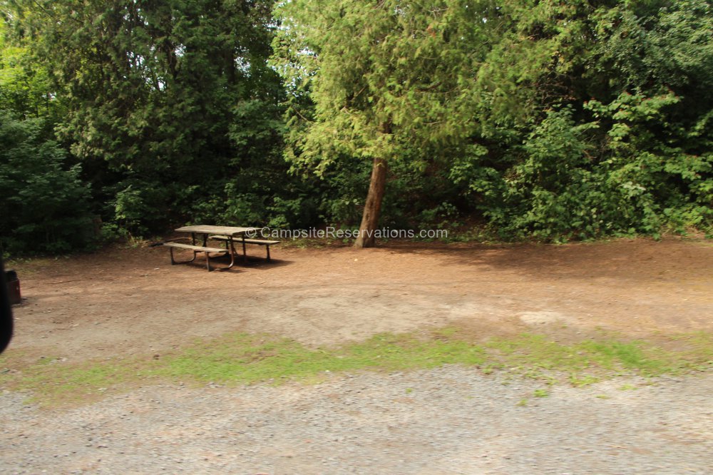 Campsite 232 in Outlet River Campground - B Loop at Sandbanks ...