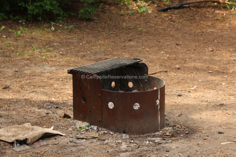 Campsite 232 in Outlet River Campground - B Loop at Sandbanks ...