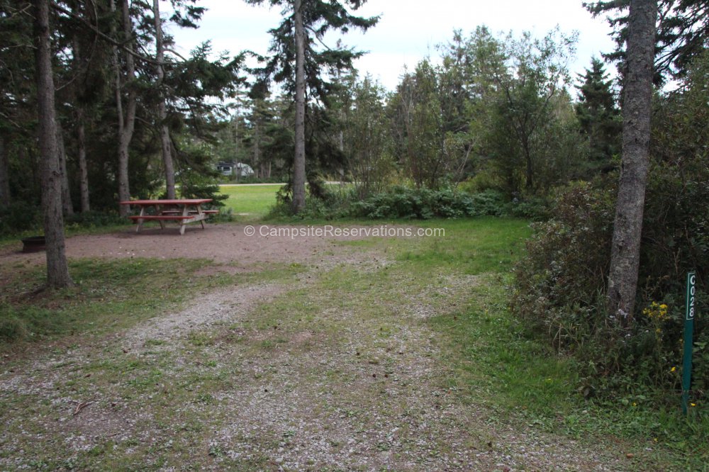 Campsite 028 in Cavendish Campground - A Loop at Prince Edward Island ...