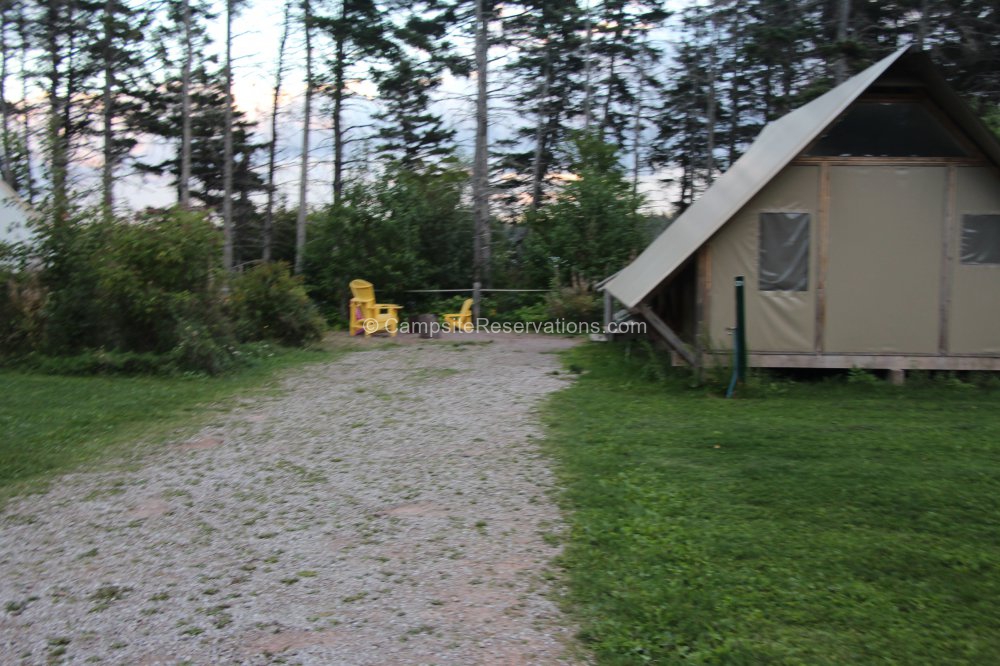 Campsite 01 in Cavendish Campground - oTENTik at Prince Edward Island ...