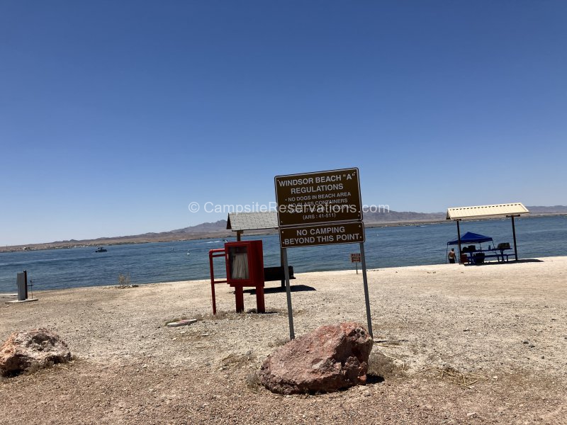 Windsor Beach Campground at Lake Havasu State Park, Arizona, United States
