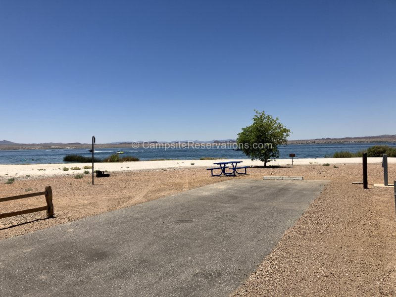 Photo of Campsite 36 in Windsor Beach Campground at Lake Havasu State ...