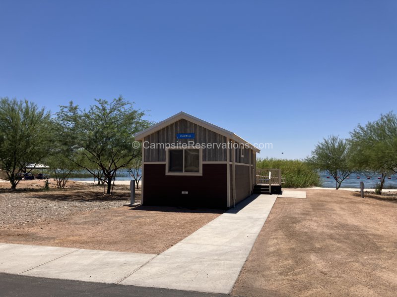Campsite C-10 in Cabin Loop at Lake Havasu State Park, Arizona United ...