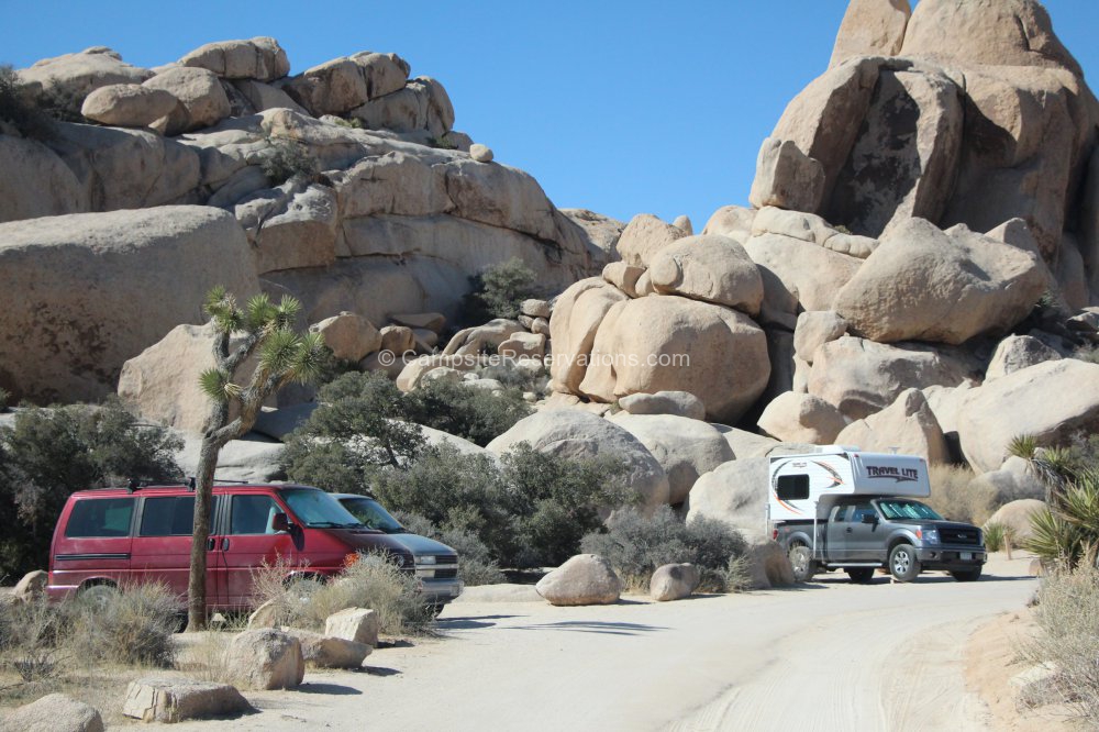 Hidden Valley Campground at Joshua Tree National Park, California ...