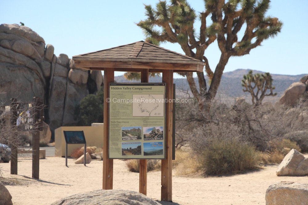 Hidden Valley Campground at Joshua Tree National Park, California ...