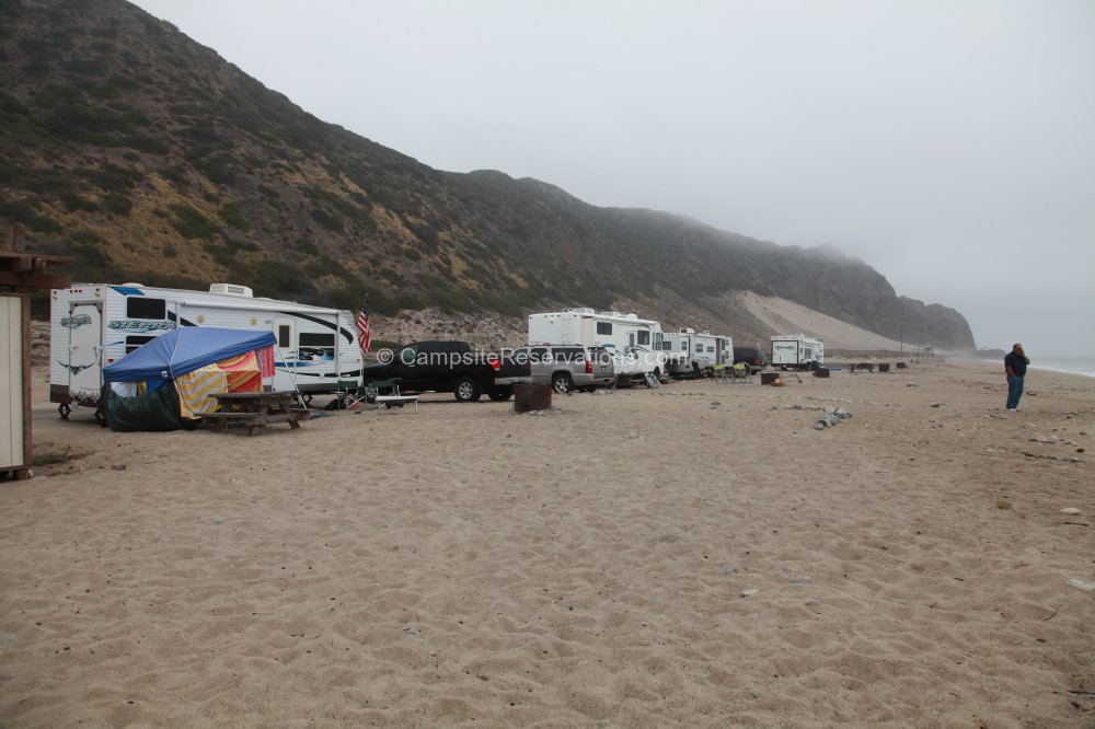Thornhill Campground at Point Mugu State Park, California, United States