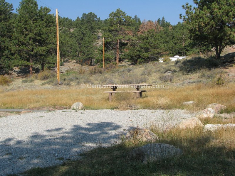 Photo of Campsite 050 in Moraine Park Campground at Rocky Mountain ...