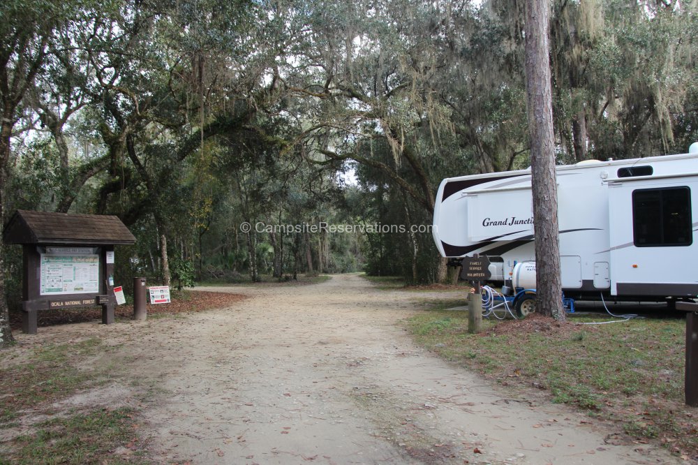 Lake Eaton Campground at Ocala National Forest, Florida, United States