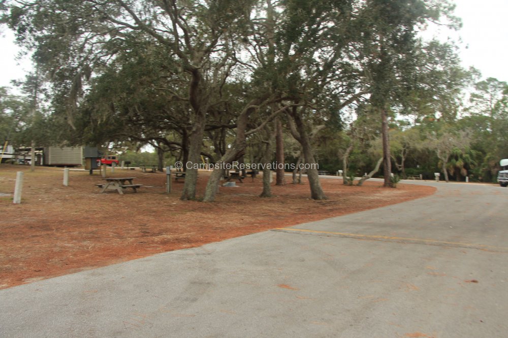Shell Mound County Park Campground at Shell Mound County Park, Florida ...