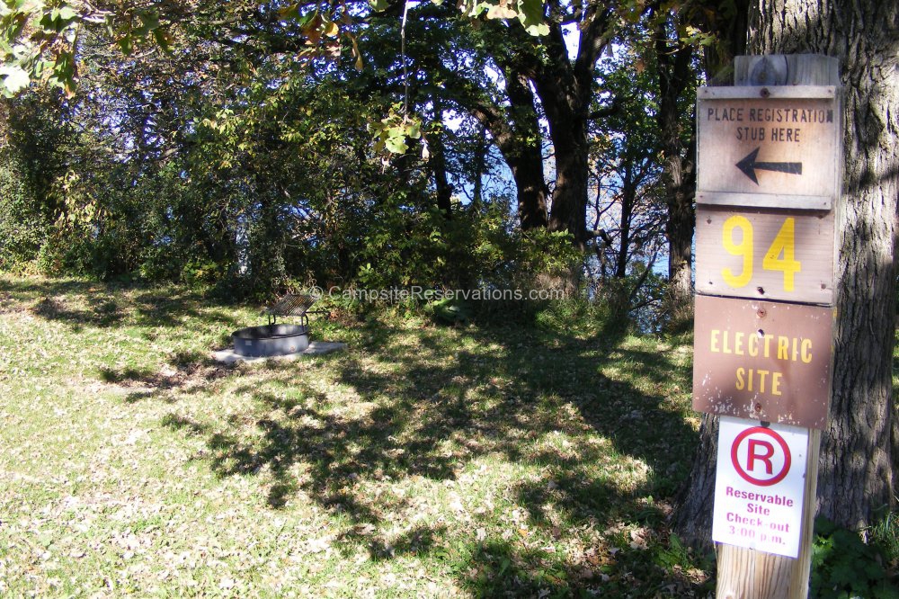 Campsite 094 in Marble Beach State Park Campground at Marble Beach ...