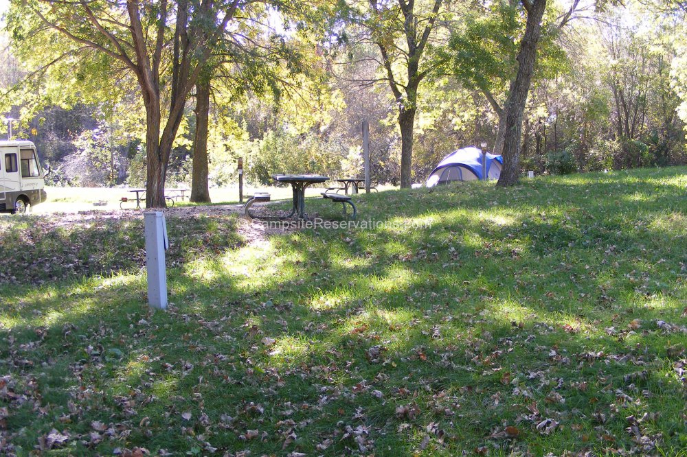 Campsite 101 in Marble Beach State Park Campground at Marble Beach ...