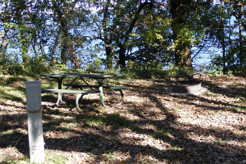 Campsite 102 in Marble Beach State Park Campground at Marble Beach ...