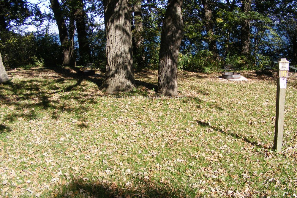Campsite 117 in Marble Beach State Park Campground at Marble Beach ...