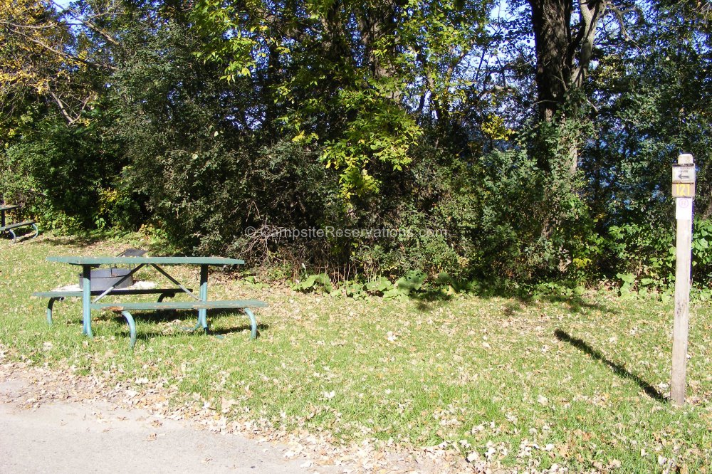 Campsite 121 in Marble Beach State Park Campground at Marble Beach ...