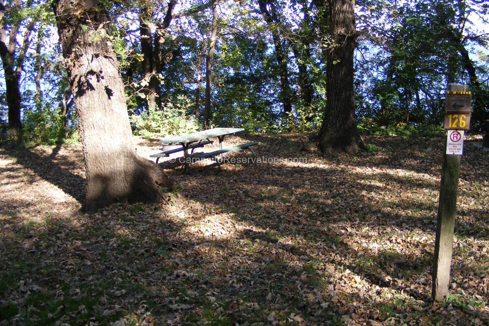 Campsite 126 in Marble Beach State Park Campground at Marble Beach ...