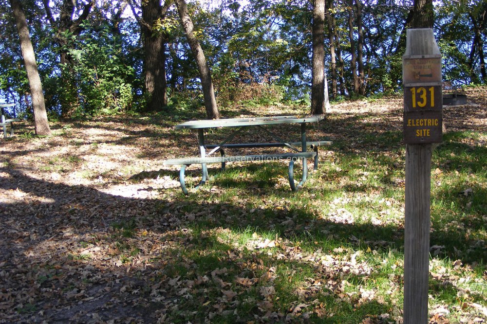 Campsite 131 in Marble Beach State Park Campground at Marble Beach ...