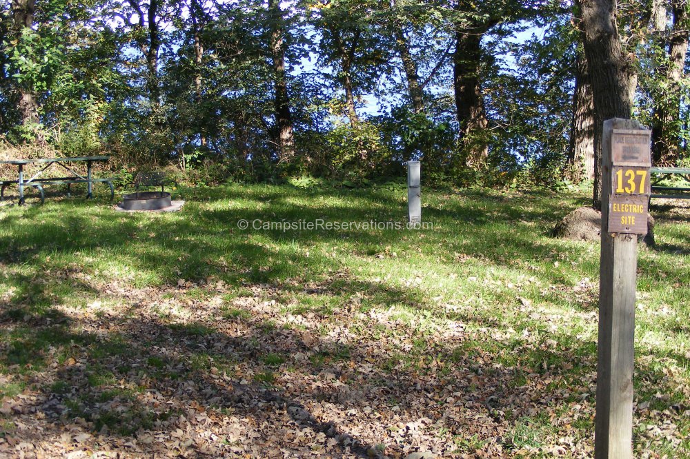 Campsite 137 in Marble Beach State Park Campground at Marble Beach ...