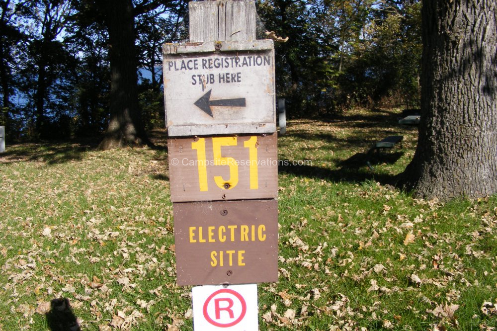 Campsite 151 in Marble Beach State Park Campground at Marble Beach ...