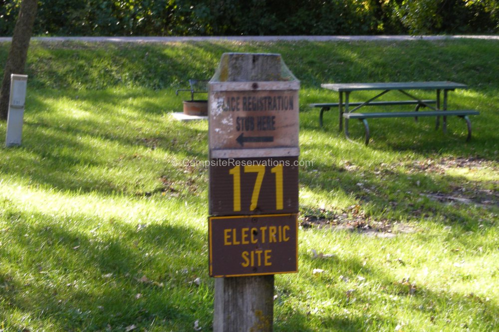 Campsite 171 in Marble Beach State Park Campground at Marble Beach ...