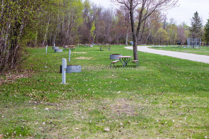 Aloha State Park Campground - Middle Loop at Aloha State Park, Michigan ...