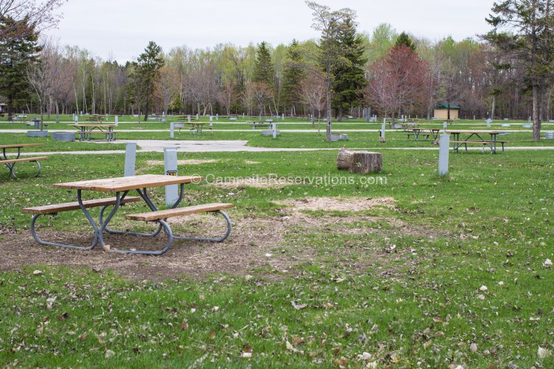 Aloha State Park Campground - Middle Loop at Aloha State Park, Michigan ...