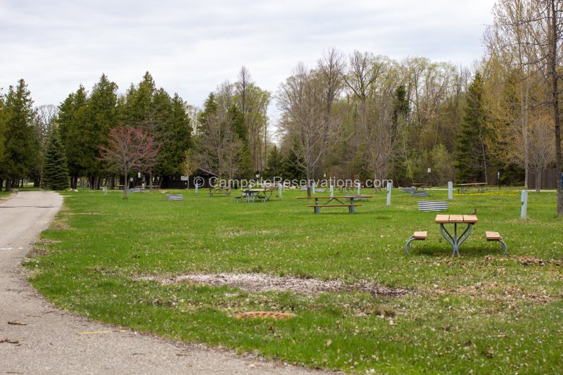 Aloha State Park Campground - North Loop at Aloha State Park, Michigan ...