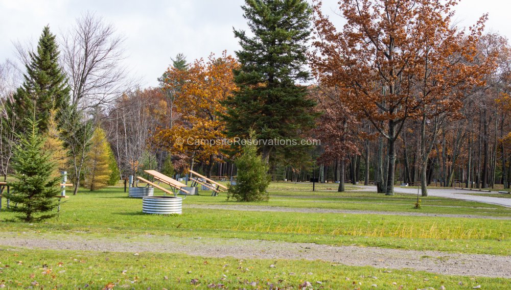 Burt Lake State Park Campground at Burt Lake State Park, Michigan ...