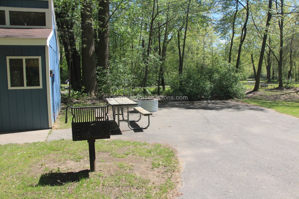 Campsite White Pine Cabin in South Campground at Lakeport State Park ...