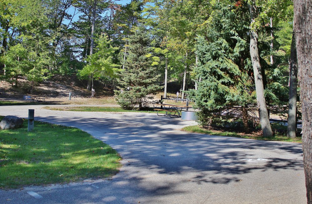 Photo of Campsite 24 in Pines Campground at Ludington State Park ...