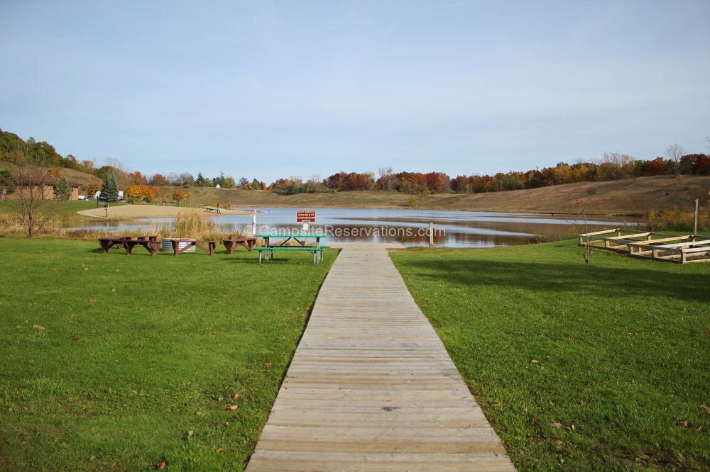Sand Lake Campground at Seven Lakes State Park, Michigan, United States
