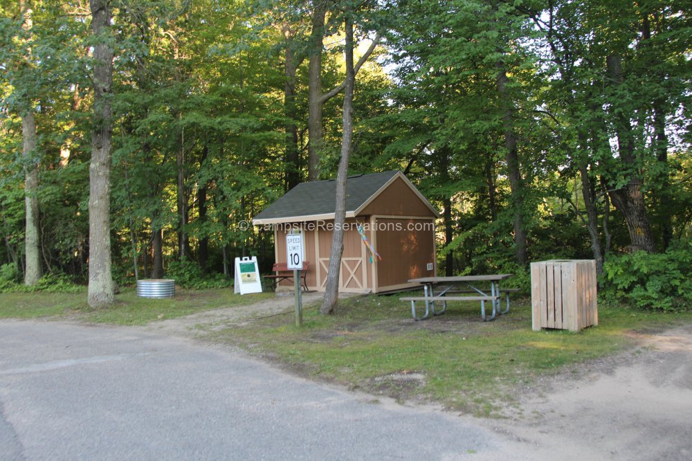 Sleeper State Park Campground at Sleeper State Park, Michigan, United ...