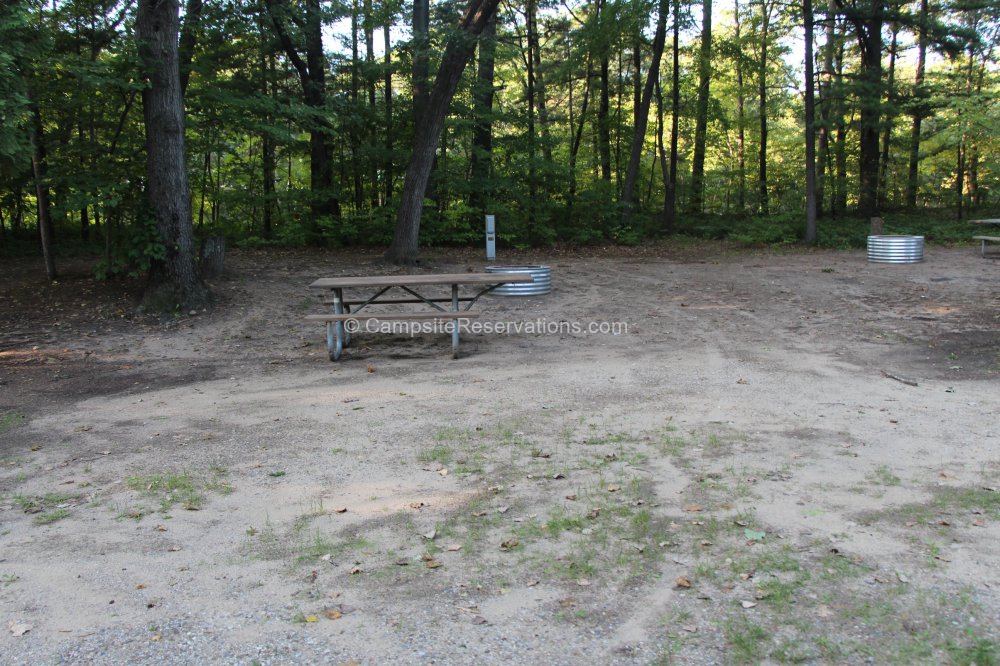 Campsite 178 in Sleeper State Park Campground at Sleeper State Park ...