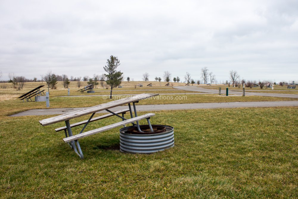 Sterling State Park Campground at Sterling State Park, Michigan, United ...