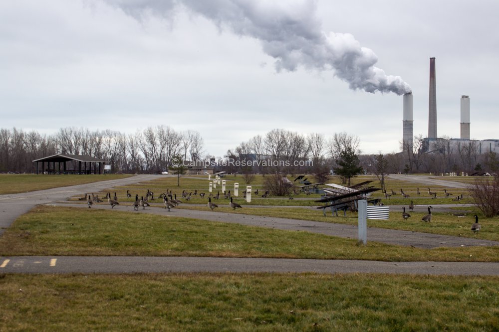 Sterling State Park Campground at Sterling State Park, Michigan, United ...