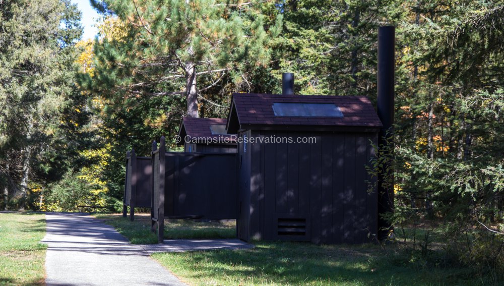 Rustic Campground at Van Riper State Park, Michigan, United States