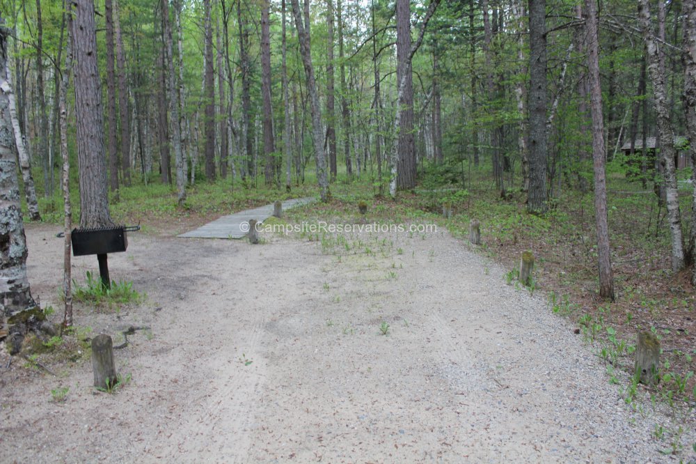Photo of Campsite 02 in Twelvemile Beach Campground at Pictured Rocks ...