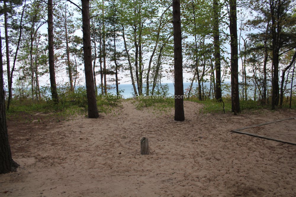 Photo of Campsite 13 in Twelvemile Beach Campground at Pictured Rocks ...