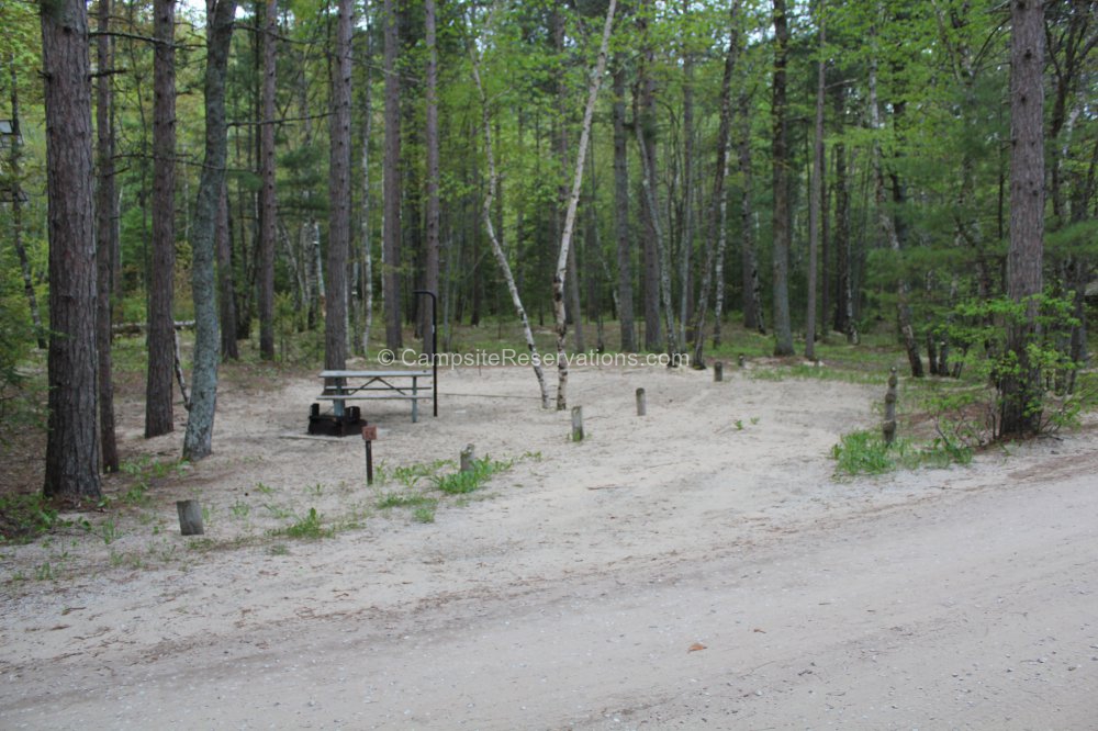 Photo of Campsite 14 in Twelvemile Beach Campground at Pictured Rocks ...