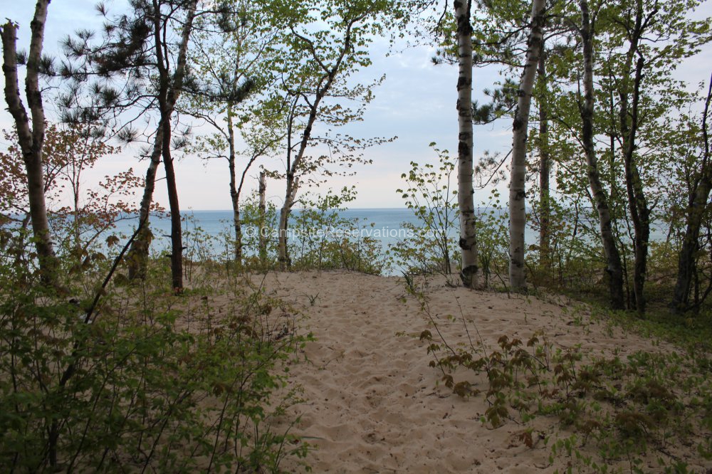 Photo of Campsite 16 in Twelvemile Beach Campground at Pictured Rocks ...