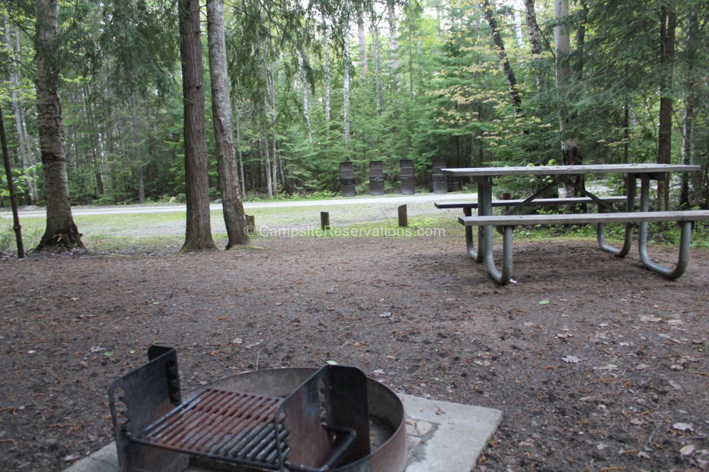 Photo of Campsite 34 in Twelvemile Beach Campground at Pictured Rocks ...