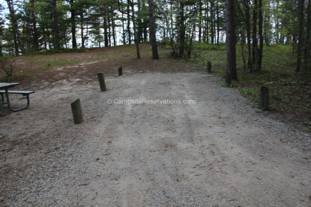 Photo of Campsite 19 in Twelvemile Beach Campground at Pictured Rocks ...