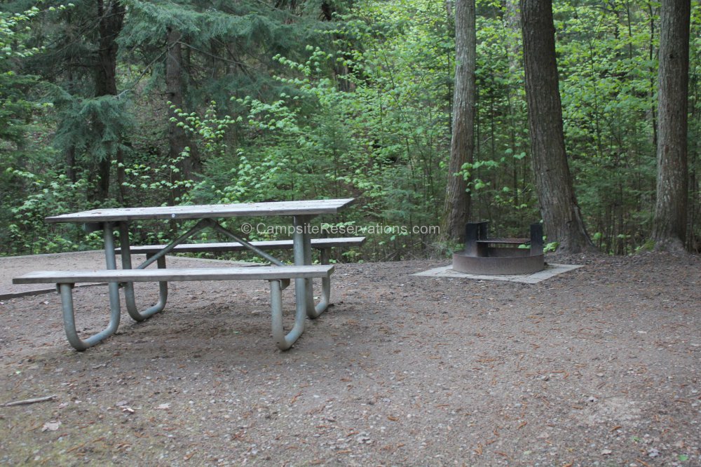 Photo of Campsite 34 in Twelvemile Beach Campground at Pictured Rocks ...