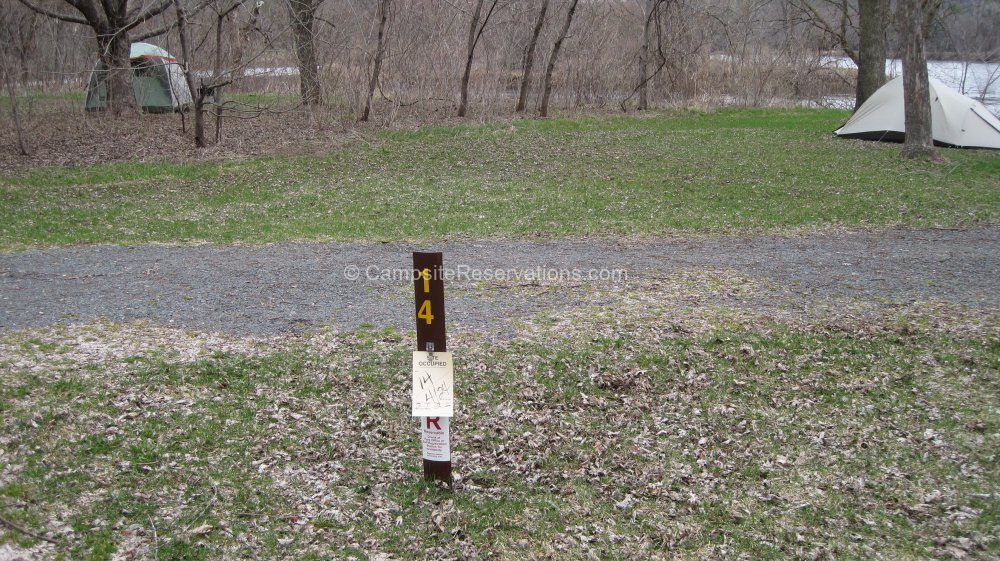 Campsite 14 in Interstate State Park Campground at Interstate State ...
