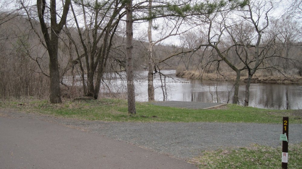 Campsite 21 in Interstate State Park Campground at Interstate State ...