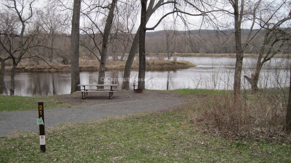 Campsite 21 in Interstate State Park Campground at Interstate State ...
